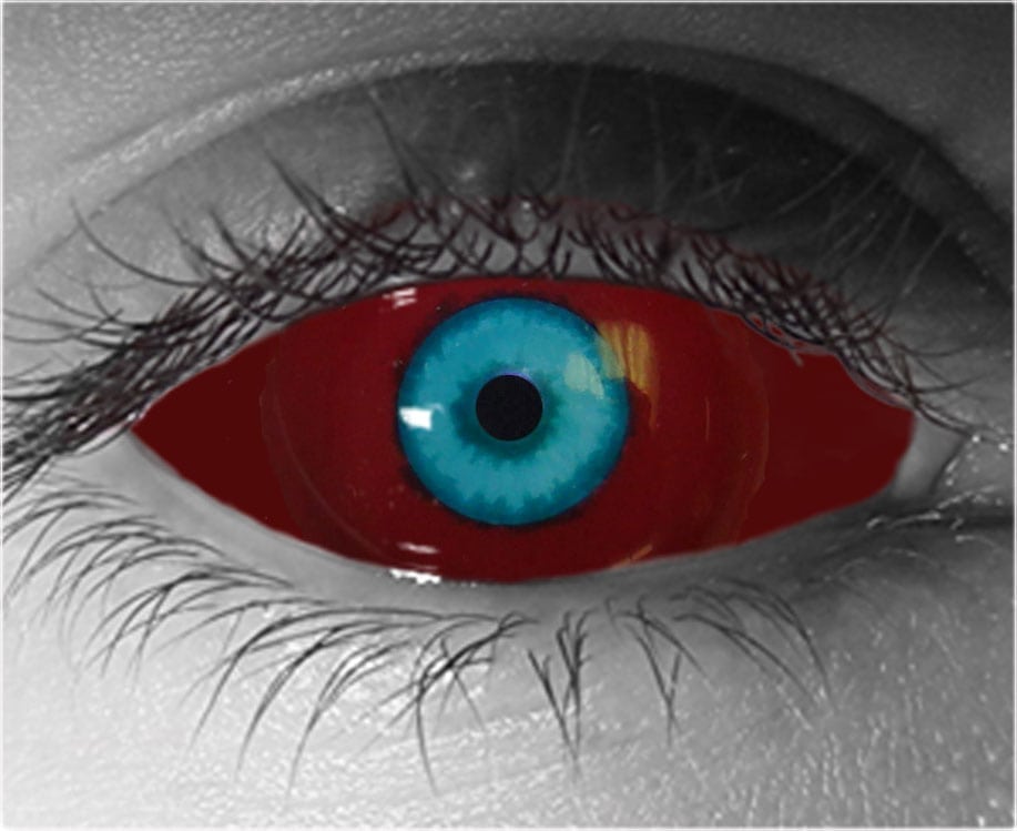 Kakuzu Sclera Contact Lenses - Pair - Hand Painted FX Lenses - Exotic ...
